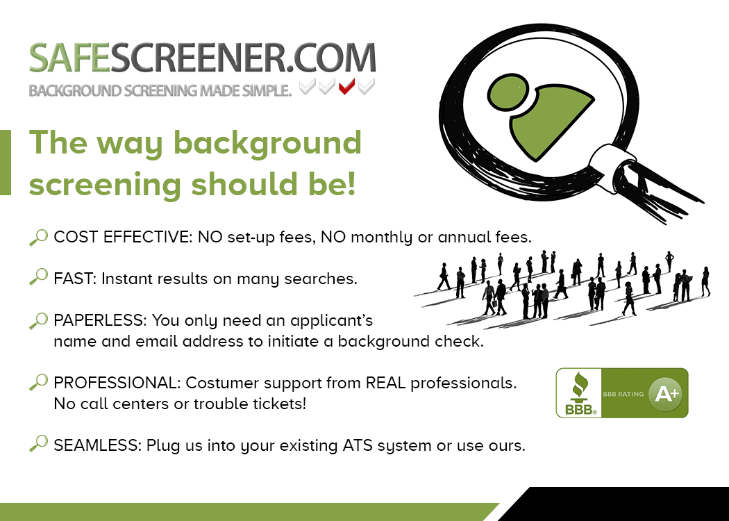 Applicant Screening Made Simple! | SafeScreener